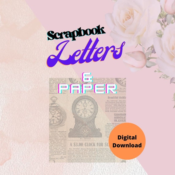 Digital Magazine Cutout Alphabet-ransom Note - Etsy