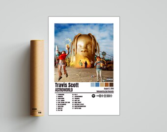 Travis Scott Astroworld Album Cover Poster - Etsy UK