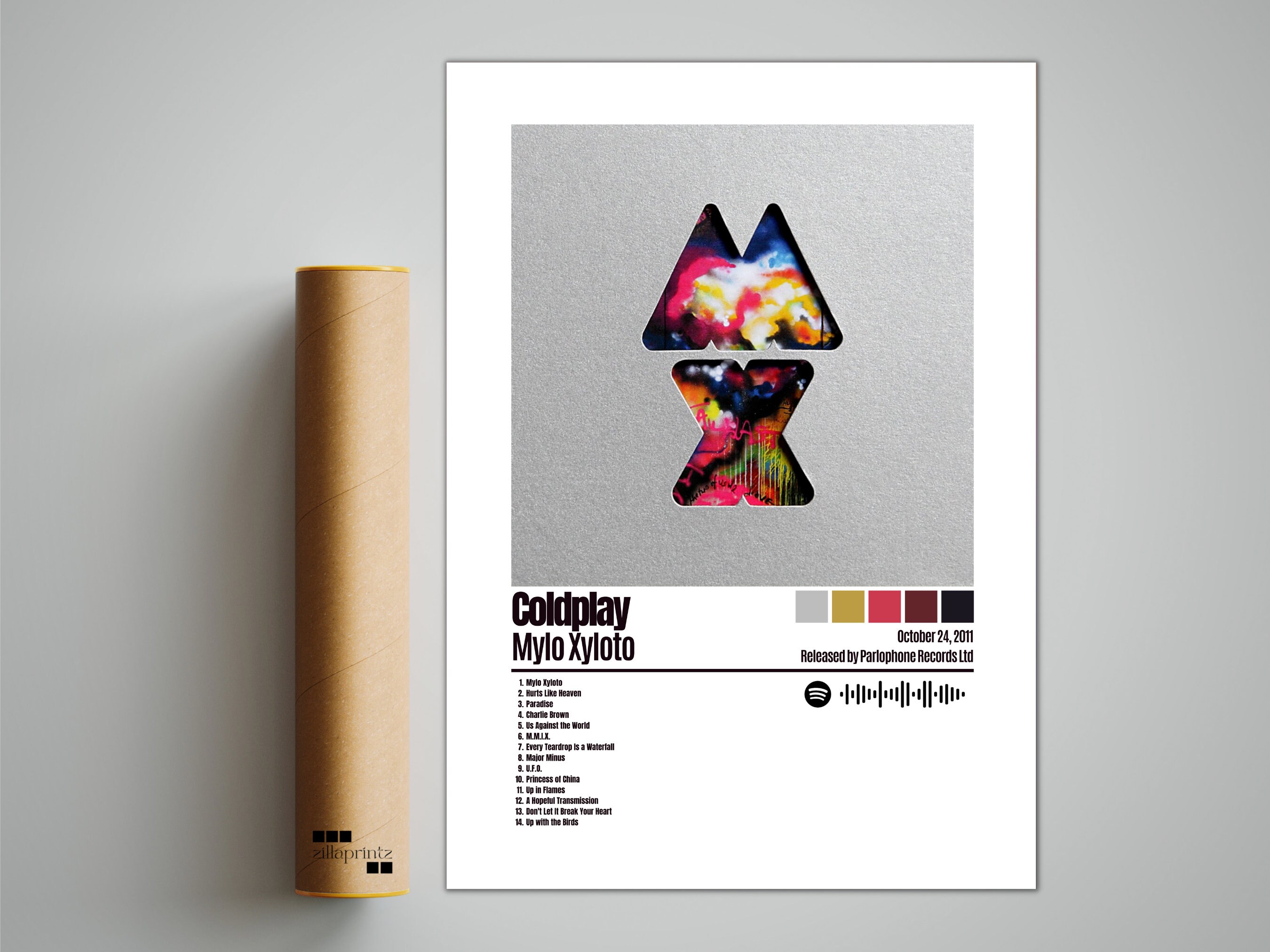 Coldplay Mylo Xyloto Font