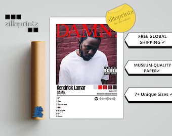 Damn Album Cover Art Wall - Etsy