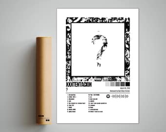 Xxxtentacion Album Poster - Etsy