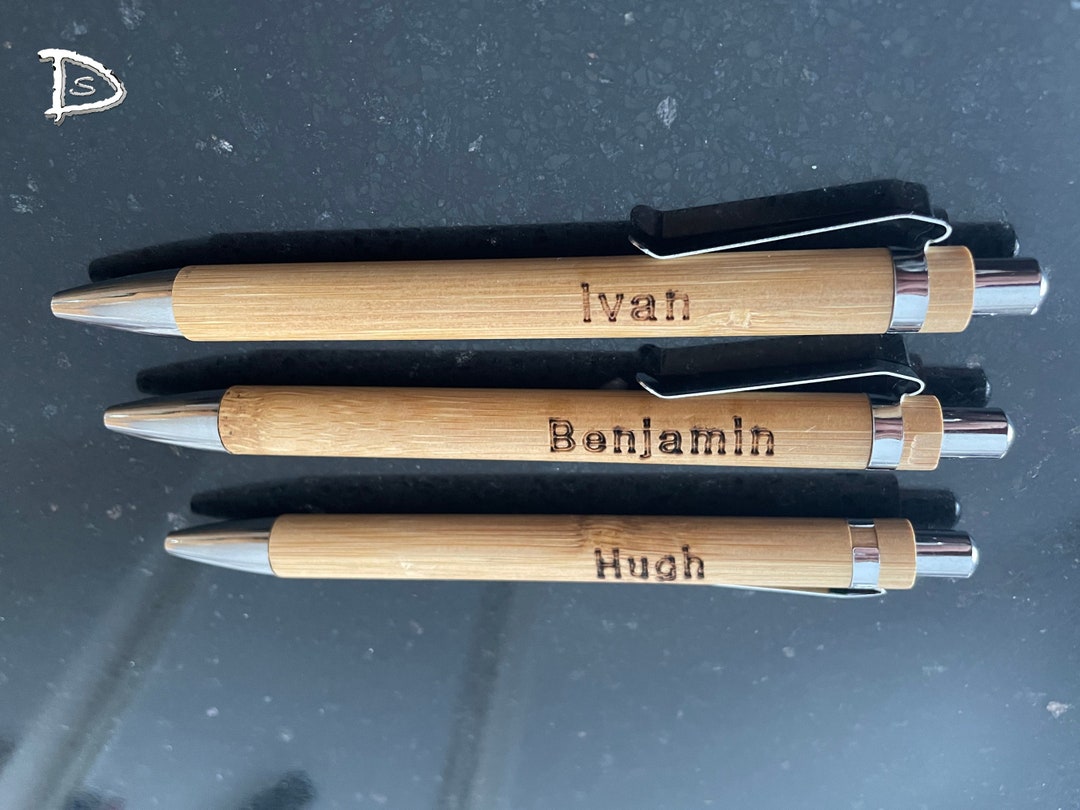 Custom Bamboo Pen | Custom Name Pen | Custom Text Pen | Custom Gifts ...