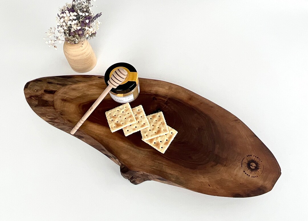 Walnut Live Edge Oval Charcuterie Cheese Board Cutting - Etsy