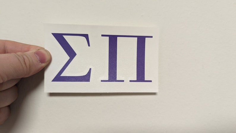 Greek Life Sorority / Fraternity Lettering Vinyl Decals/stickers - Etsy