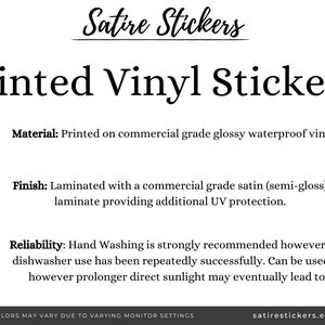 Printed Vinyl Cat Meme Stickers for the Best Cat Memes on Waterproof ...