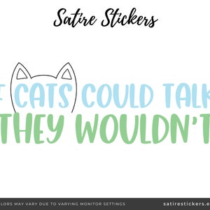 Printed Vinyl Cat Meme Stickers for the Best Cat Memes on Waterproof ...