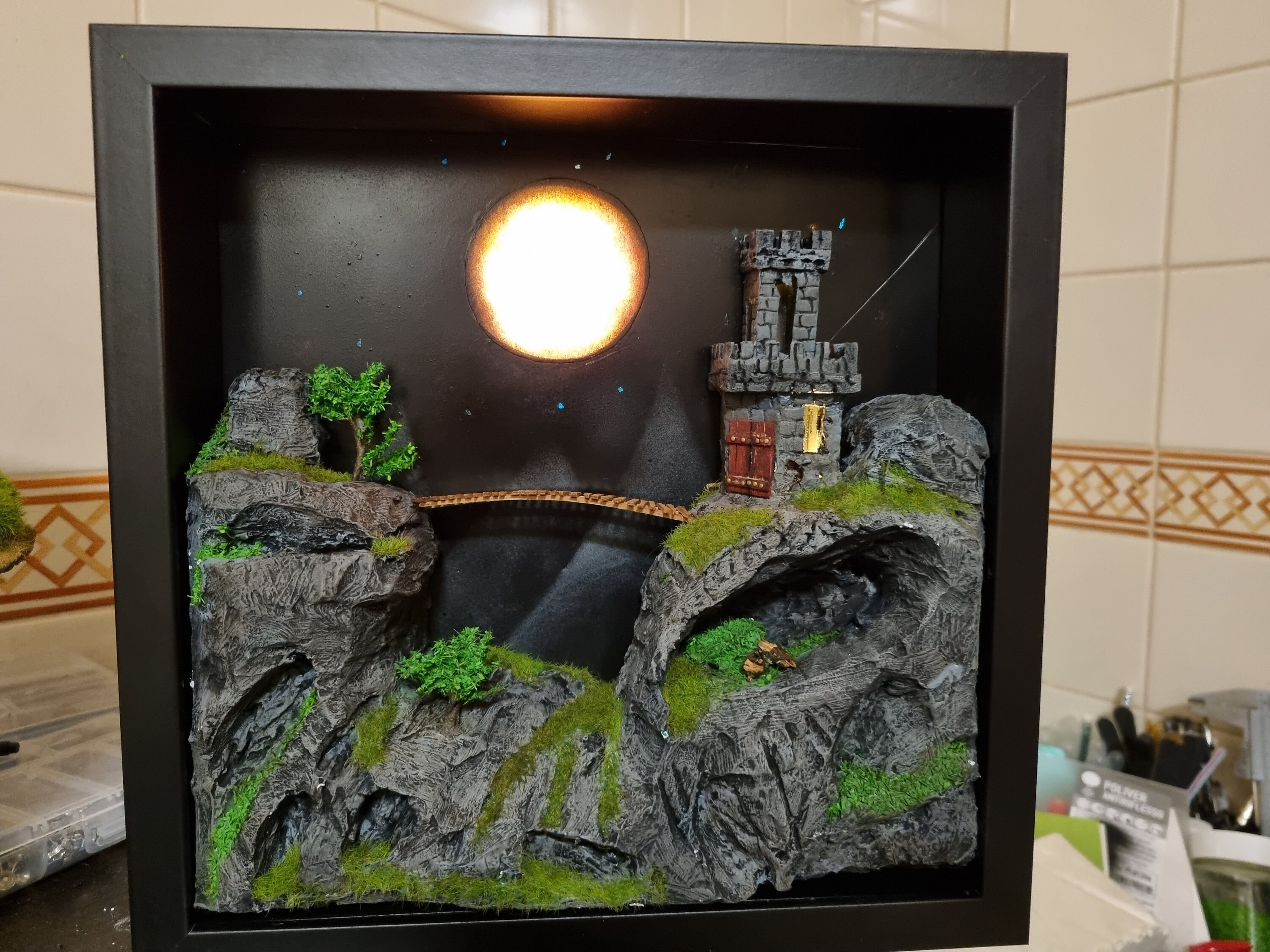 Framed Diorama Castle - Etsy