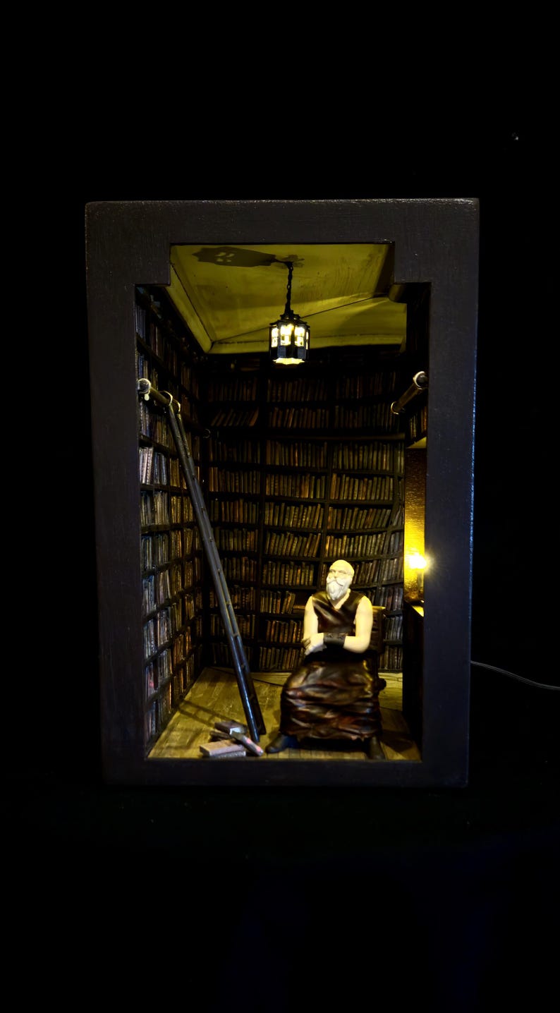 Book Nook Library - Etsy