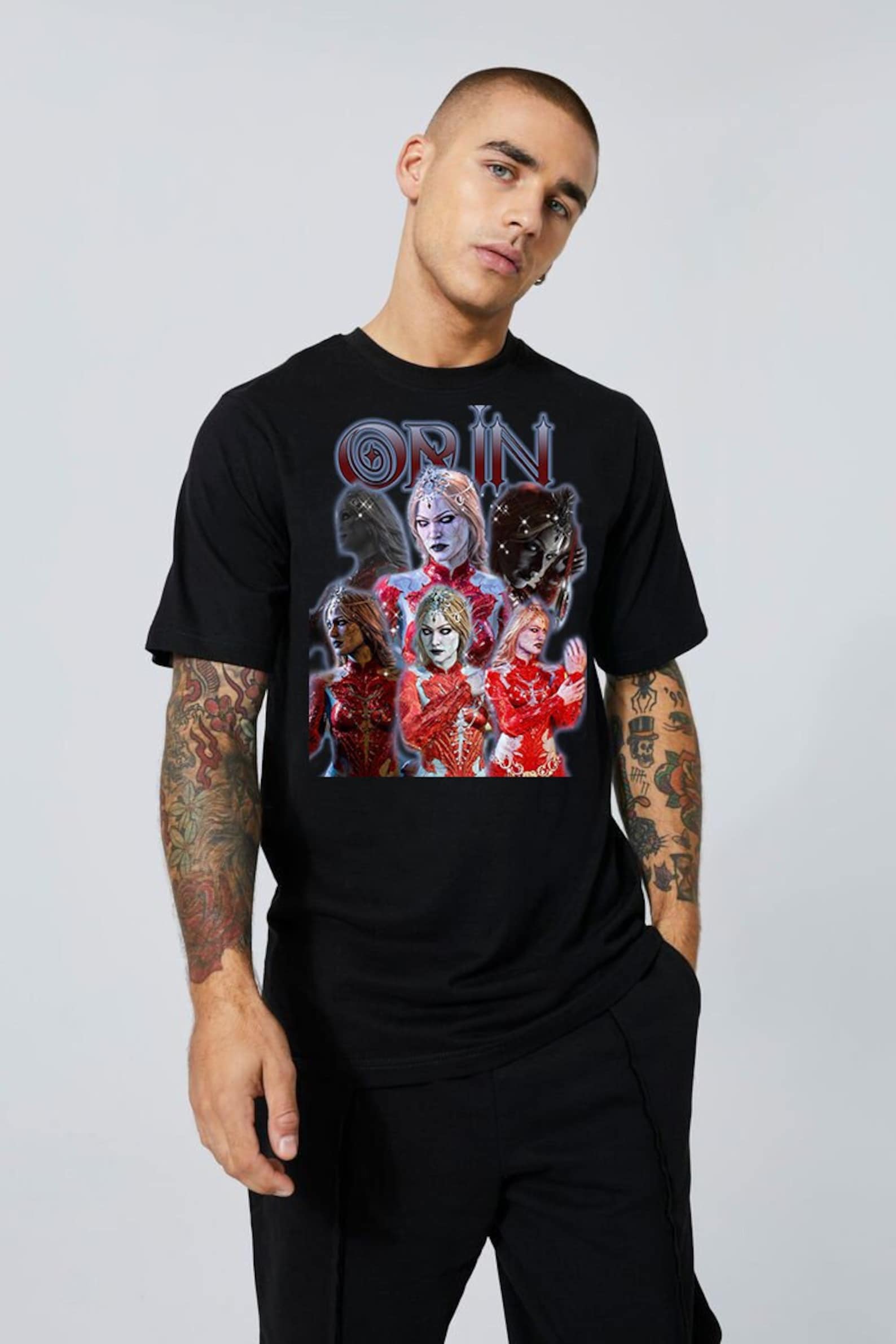 Orin the Red Baldur's Gate 3 Vintage T-shirt Unisex Fan Apparel ...
