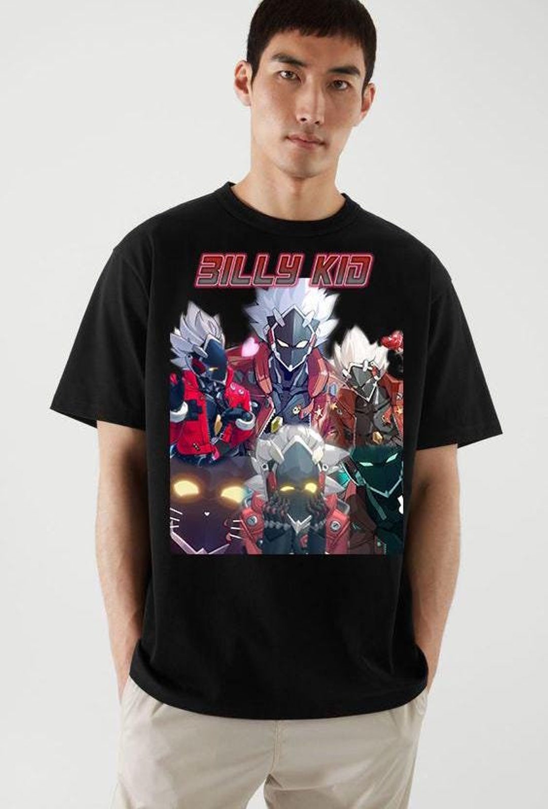 Billy Kid Zenless Zone Zero Stylish Streetwear Graphic Tee - Etsy