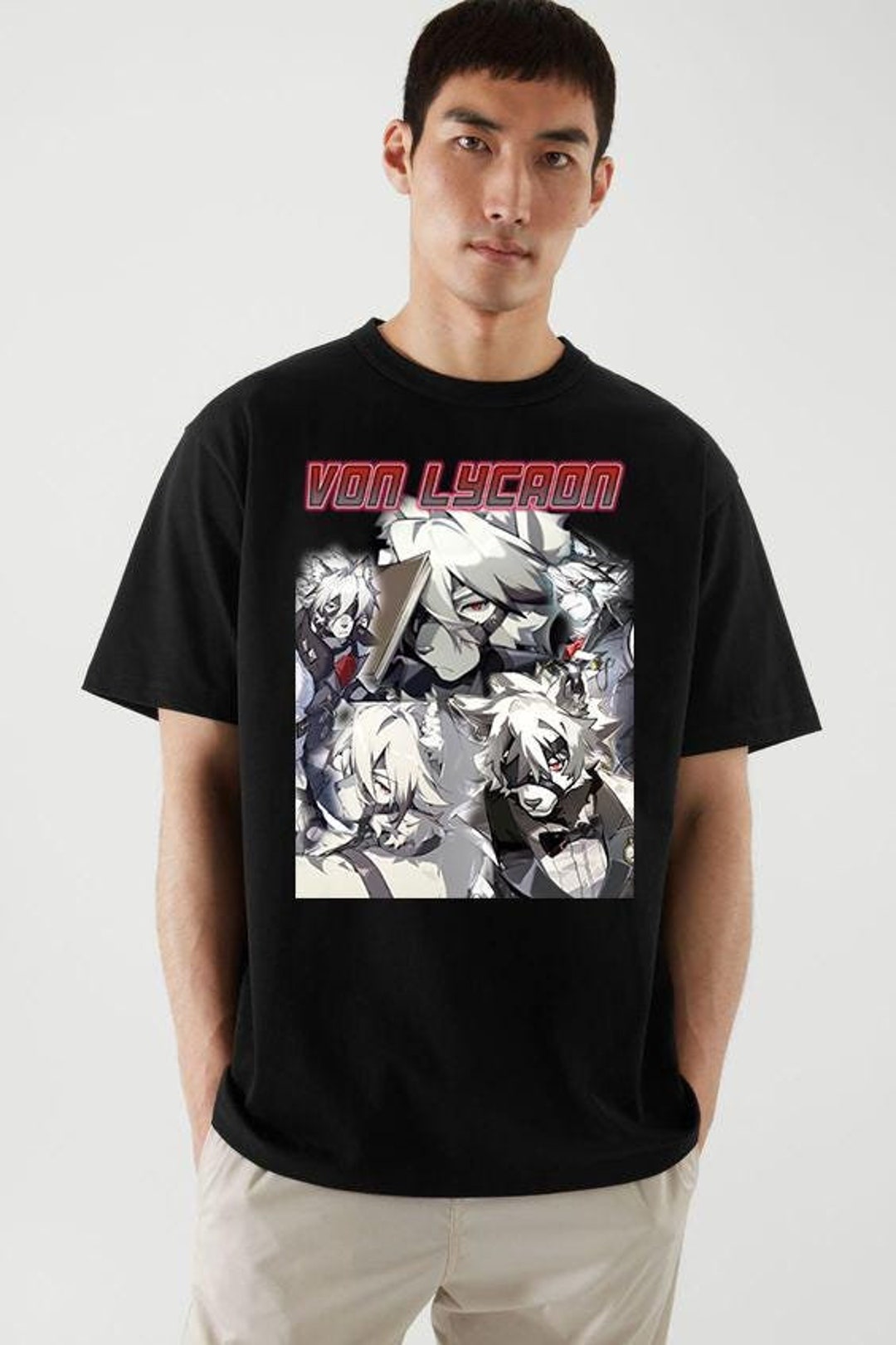 Zenless Zone Zero Shirt - Fan Art Tee, Von Lycaon Graphic, Anime Game ...