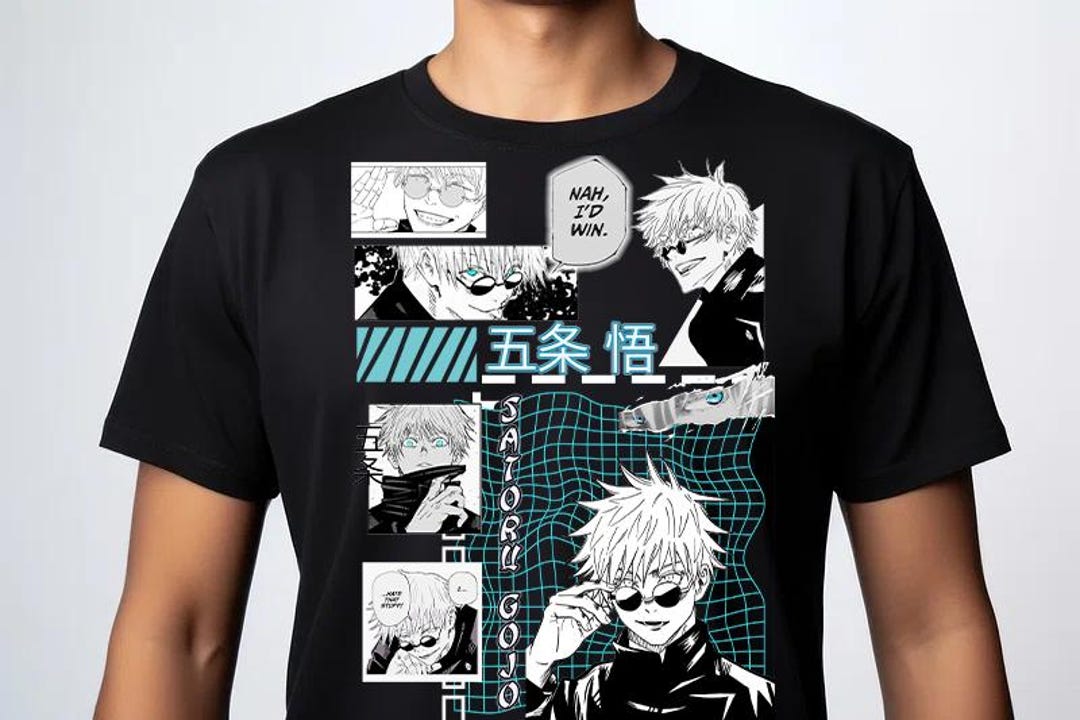 Gojo Satoru Shirt, Jujutsu Kaisen Tshirt, Best Anime Shirts, Gift for ...