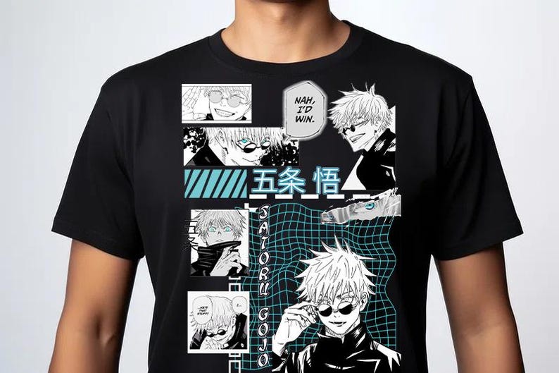 Gojo Satoru Shirt, Jujutsu Kaisen Tshirt, Best Anime Shirts, Gift for ...