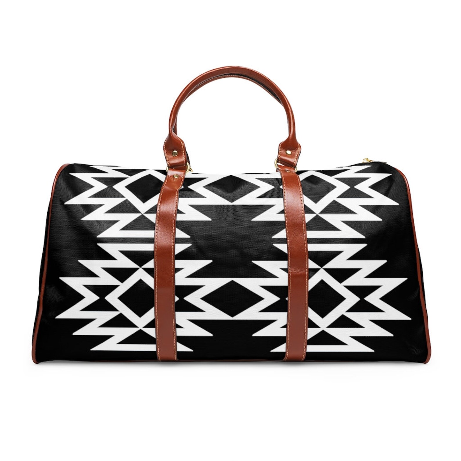 Black Aztec Southwestern Travel Bag, Western Duffel Bag - Etsy