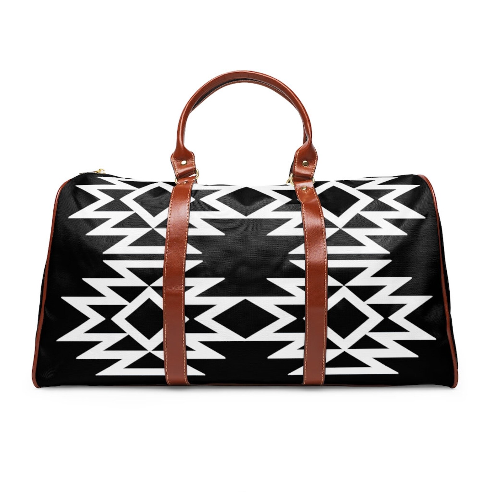 Black Aztec Southwestern Travel Bag, Western Duffel Bag - Etsy