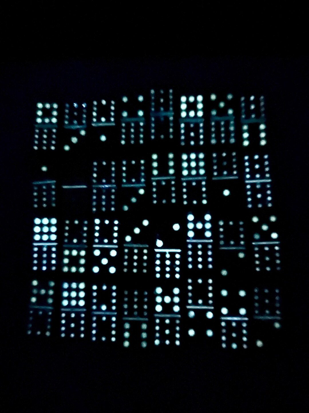 Double 12 Dominoes, Glow in the Dark Pips, Family Game Night, Gift for ...