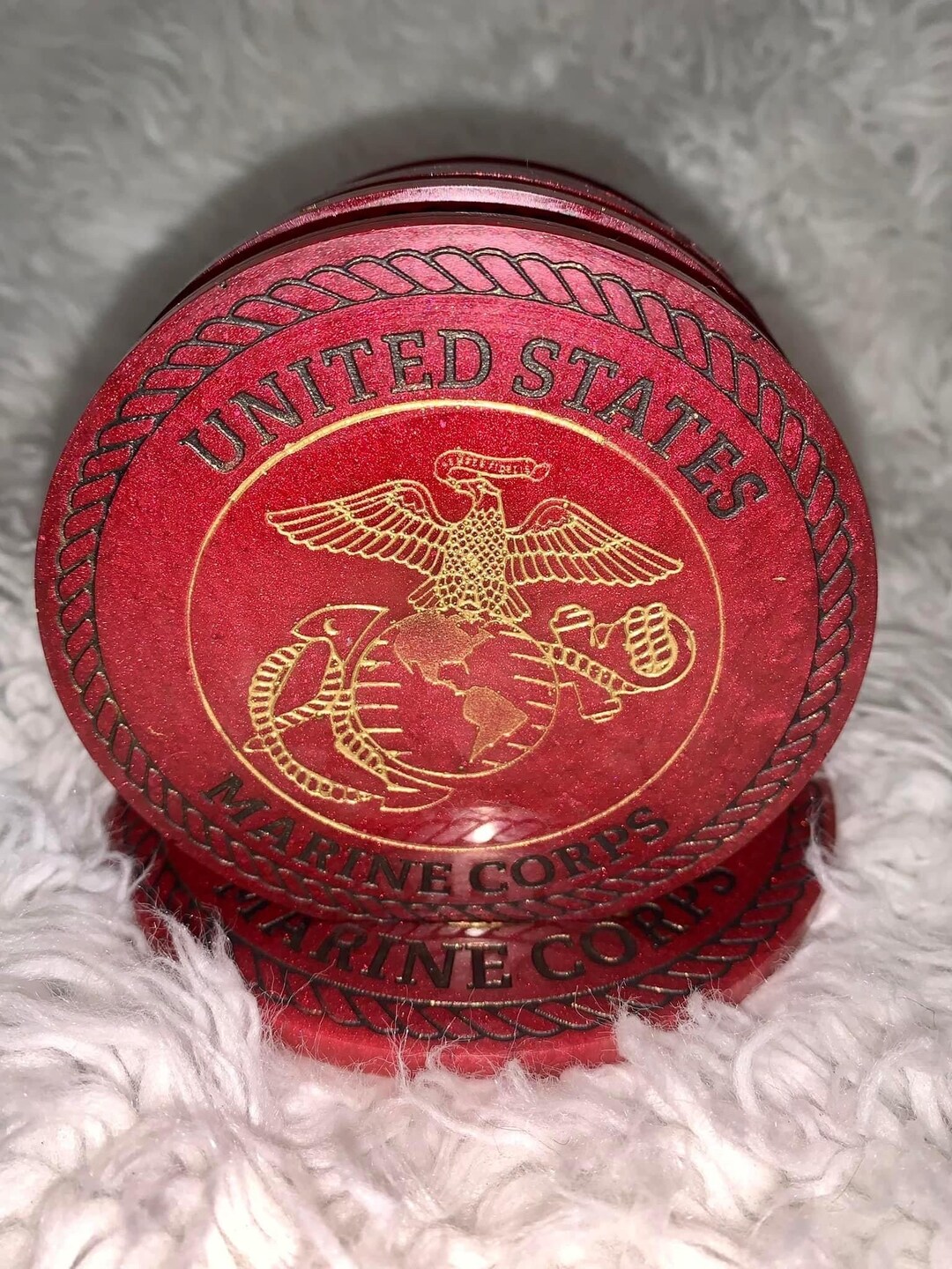 USMC Coasters, Marine Corps Coasters, Military Coasters, Military Decor ...
