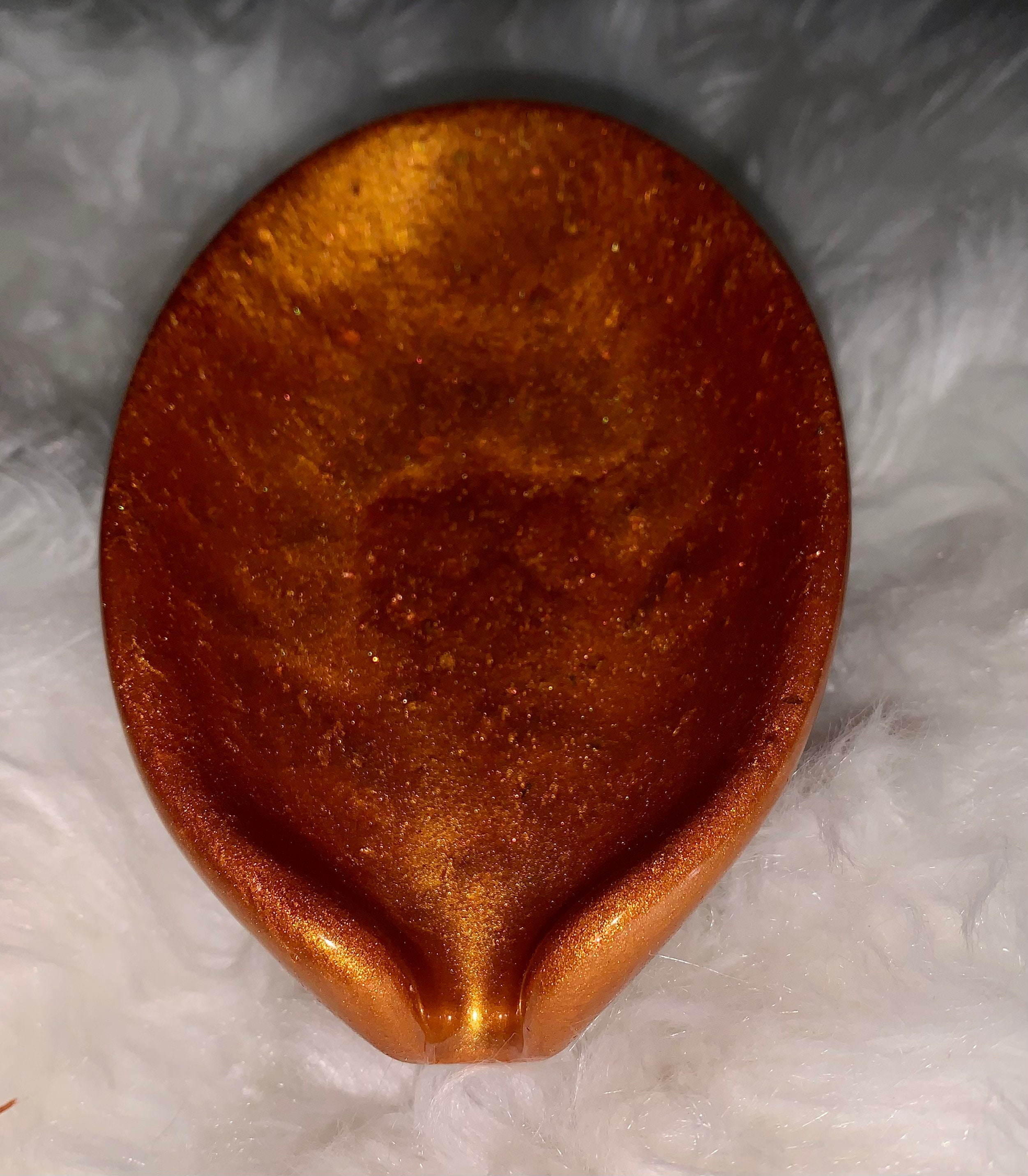 Gold and Copper Soap Dish, Lotus Soap Dish, Resin Soap Dish, Gift for ...