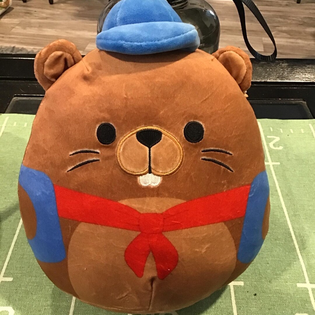 NWT Squishmallows by Kellytoys Chip the Beaver Back to School 8" Cute ...