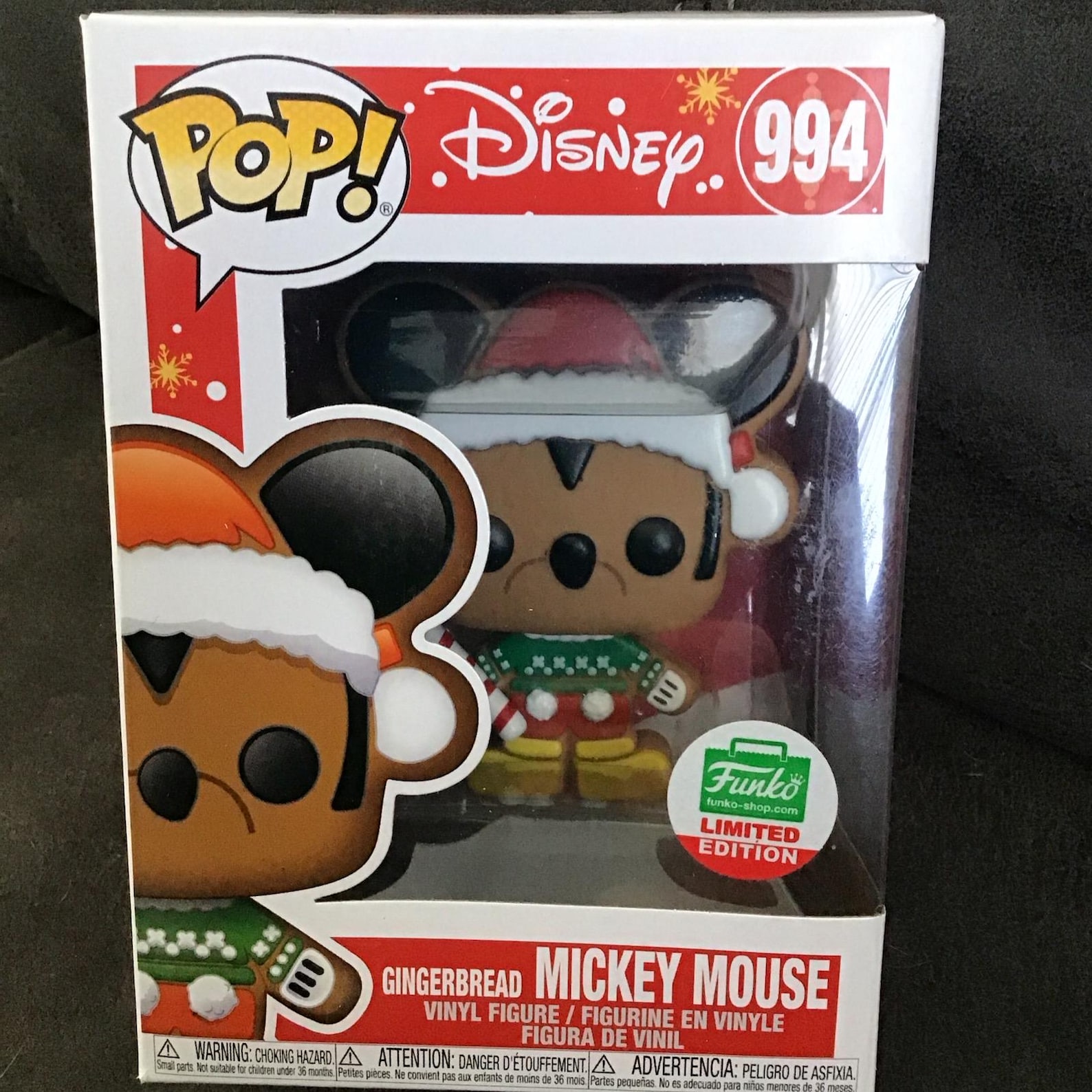 FUNKO Pop 994 Mickey Mouse Gingerbread Funko Shop Exclusive - Etsy