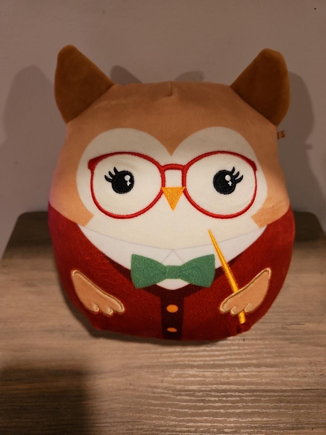 Squishmallow 8 Jaydelle the Owl Back to School Teacher Kellytoy Plush ...