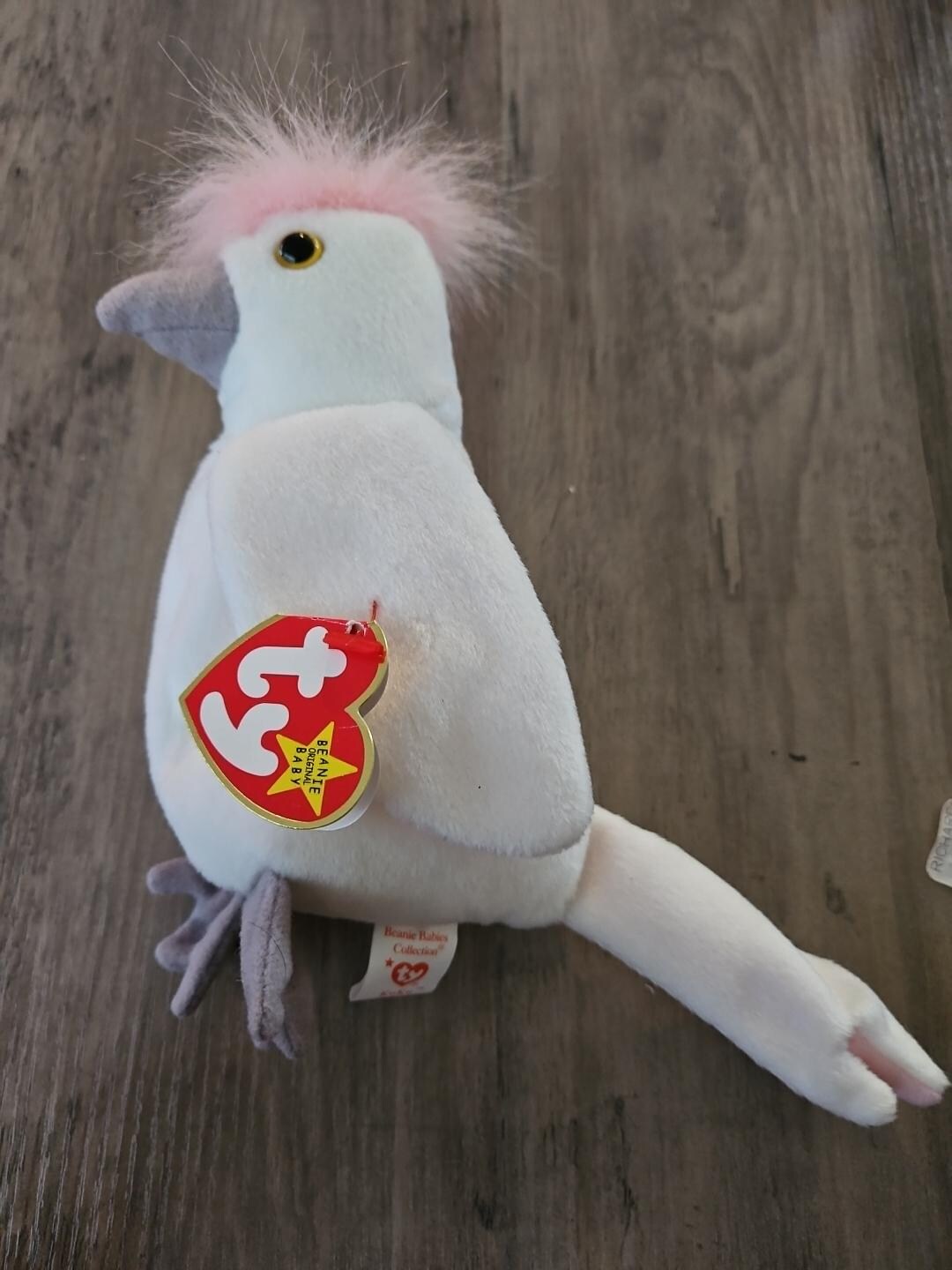 Ty Beanie Babies Kuku Cockatoo Bird - White - Etsy