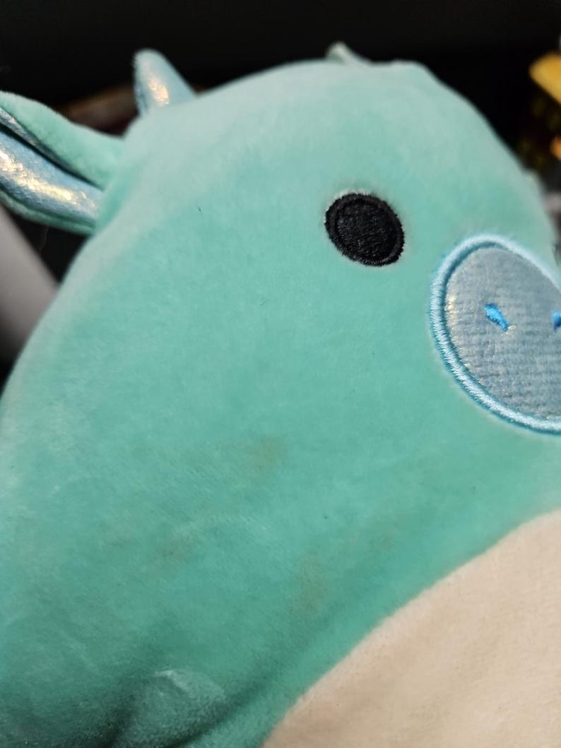Squishmallow Dragon 7” Plush Miles Soft Plush Teal Blue Green - Etsy
