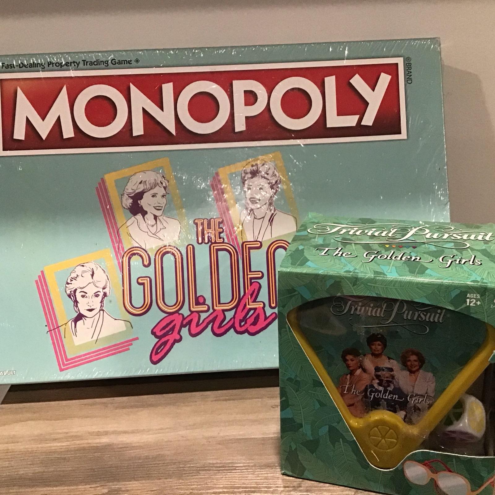 Monopoly : the Golden Girls Board Game and Trivial Pursuit - Brand New ...