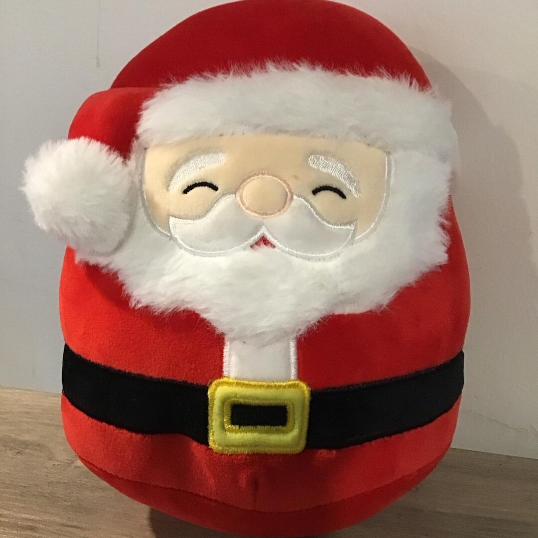 Squishmallow 8" Nick the Santa W/christmas Santa Suit Kellytoy - Etsy