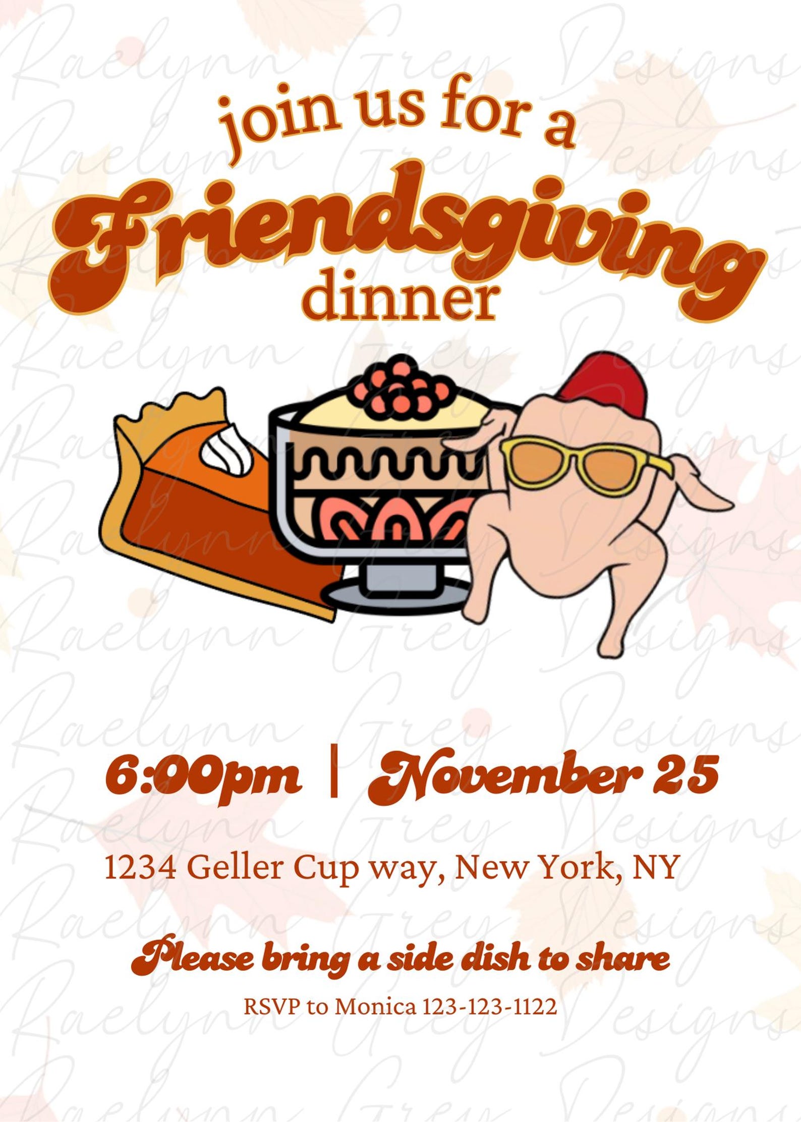 Friendsgiving Dinner, Friends Thanksgiving, Thanksgiving Dinner ...