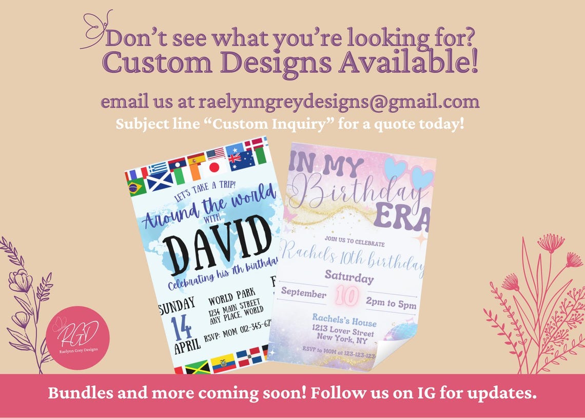 Editable Around the World, Adventurer, World Flags Invitation, Travel ...