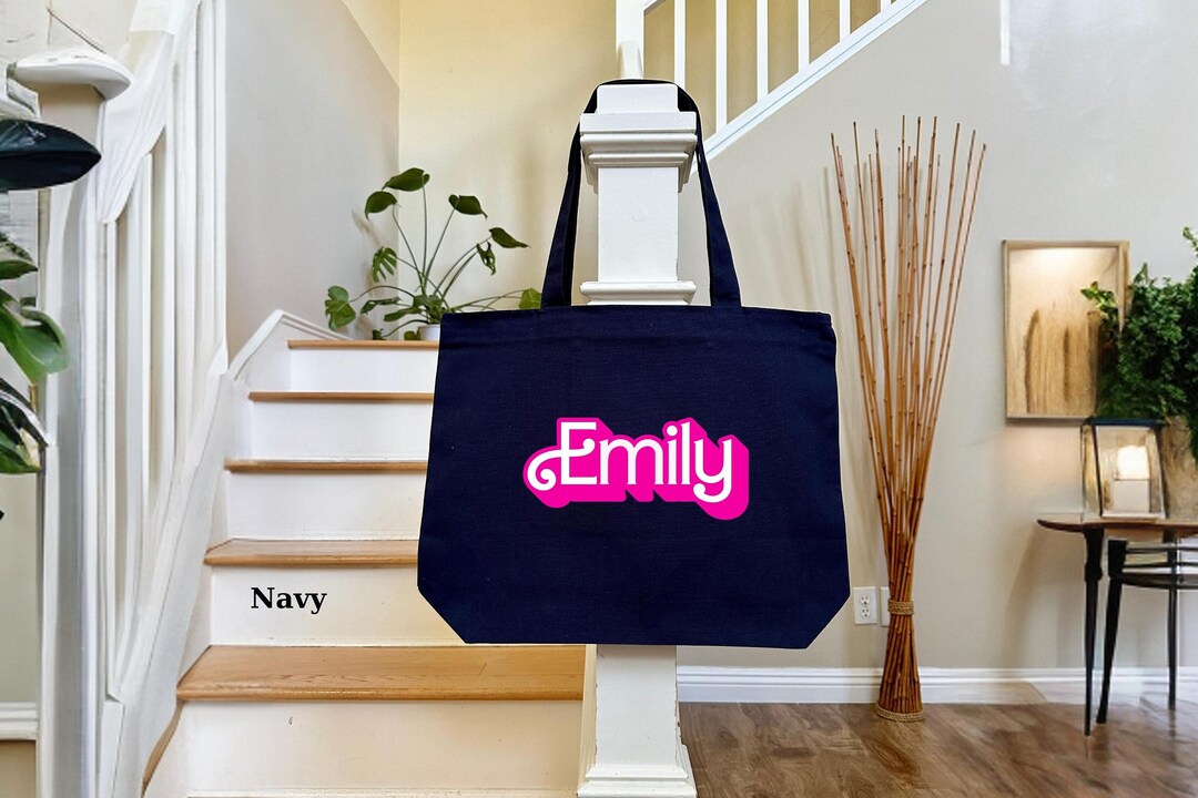 Pink Custom Name Bag, Baby Tote Bag, Personalized Name Bag, Party Girl ...