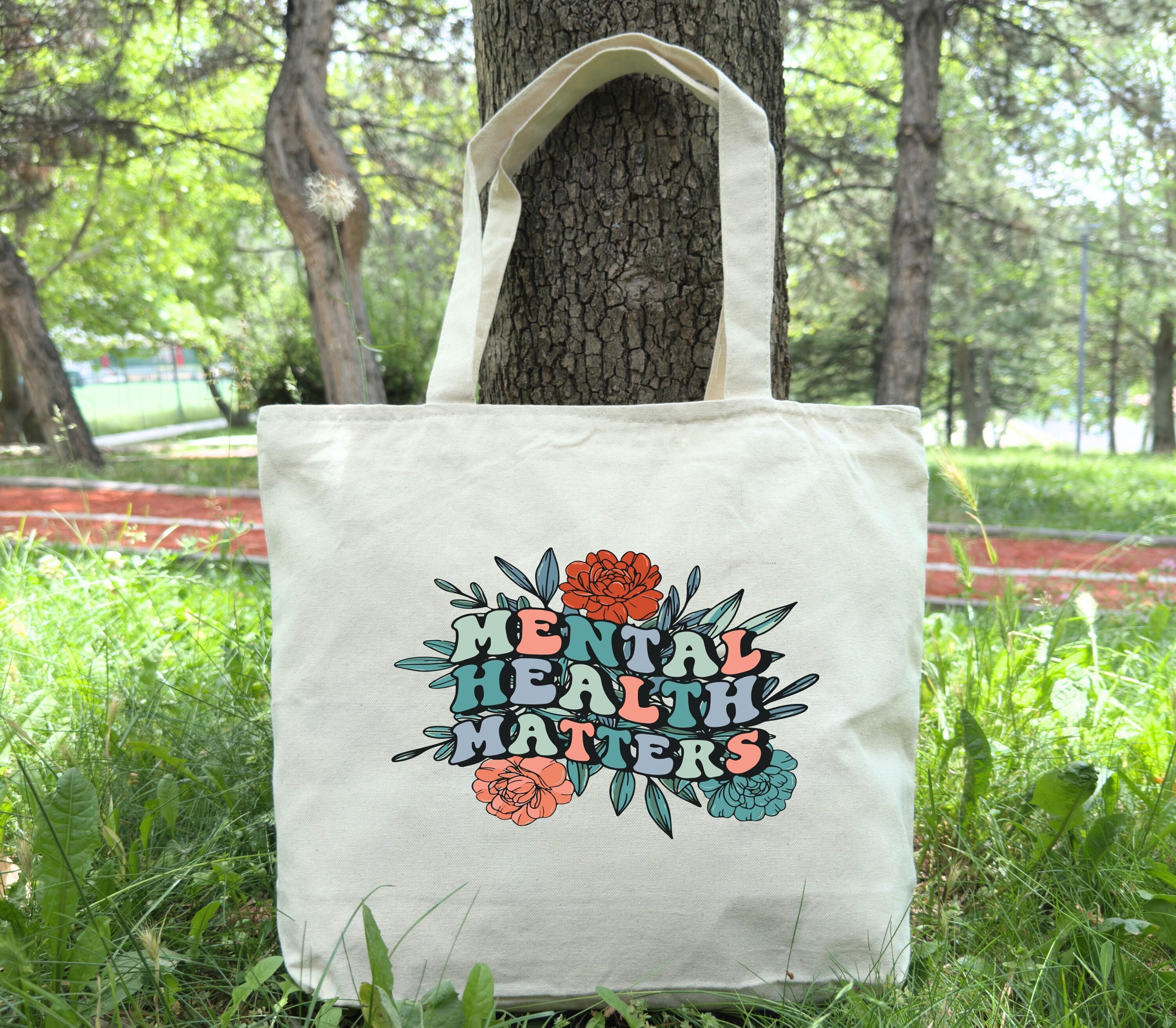 Mental Health Matters Tote Bag, Mental Health Bag, Therapist Tote Bags ...