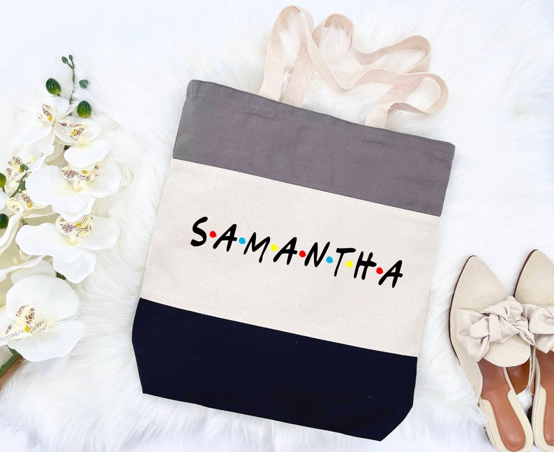 Custom Tote Bag, Personalized Bridesmaid Gift, Birthday Tote, Best ...