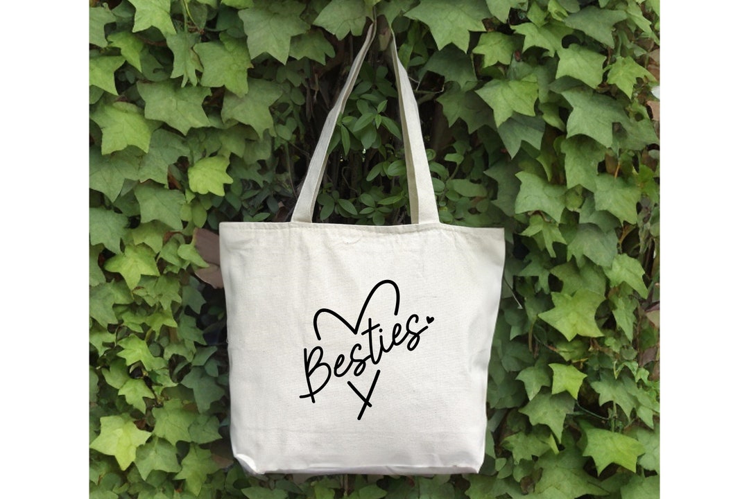 Besties Tote Bags, Best Friends Bags, Friends Matching Bags, BFF Tote ...