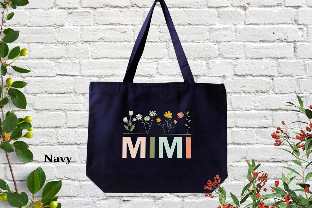 Mimi Tote Bag, Cute Mimi Bag, Mimi Gift Bag, Pregnancy Announcement ...