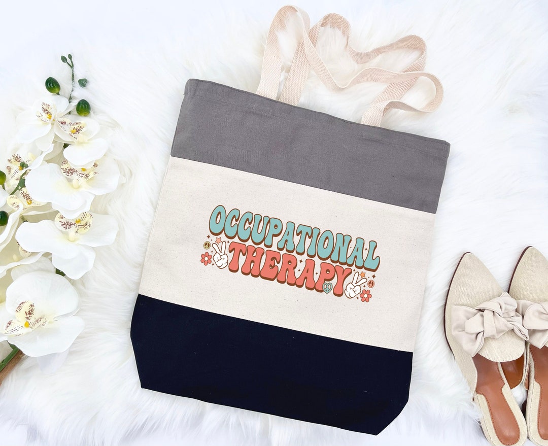 Occupational Therapy Bag, Occupational Therapist, Therapist Tote Bag ...