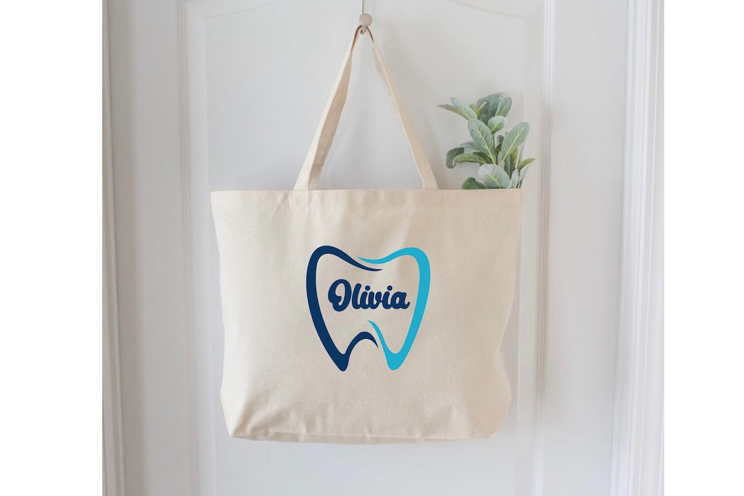 Dentist Tote Bag, Custom Dentist Bag, Dental Group Bags, Dental ...