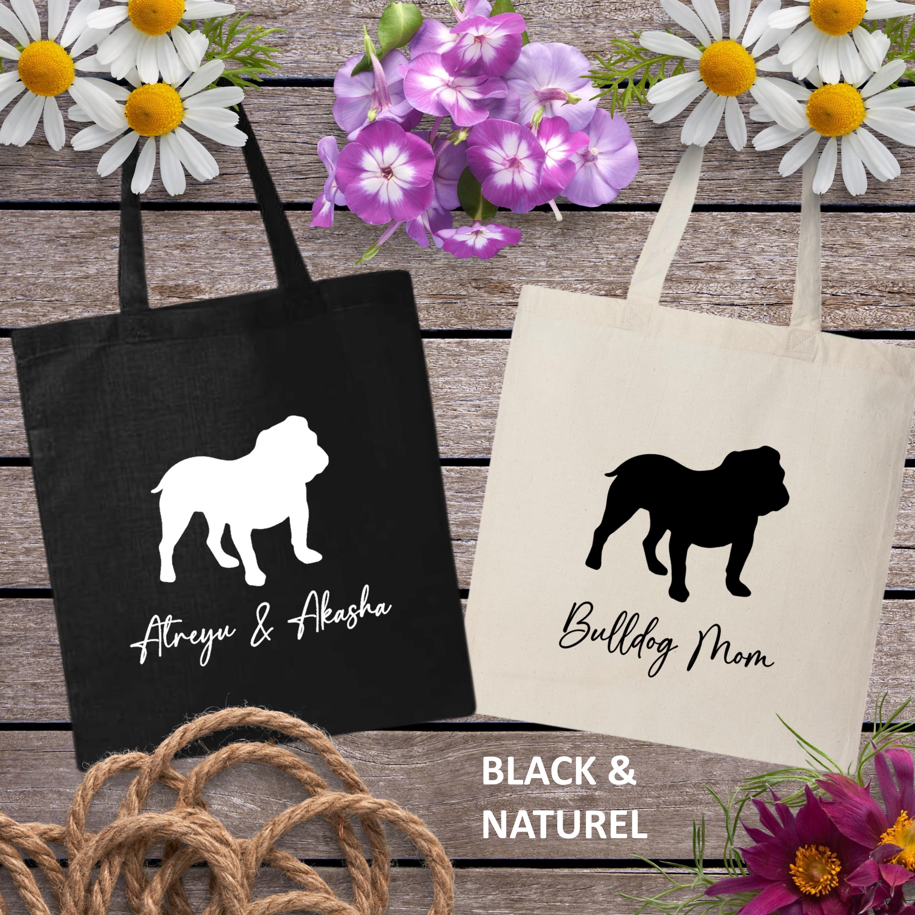 Bulldog Bag, Bulldog Mom Bag, Bulldog Tote Bag, Bulldog Gifts, Bulldog ...