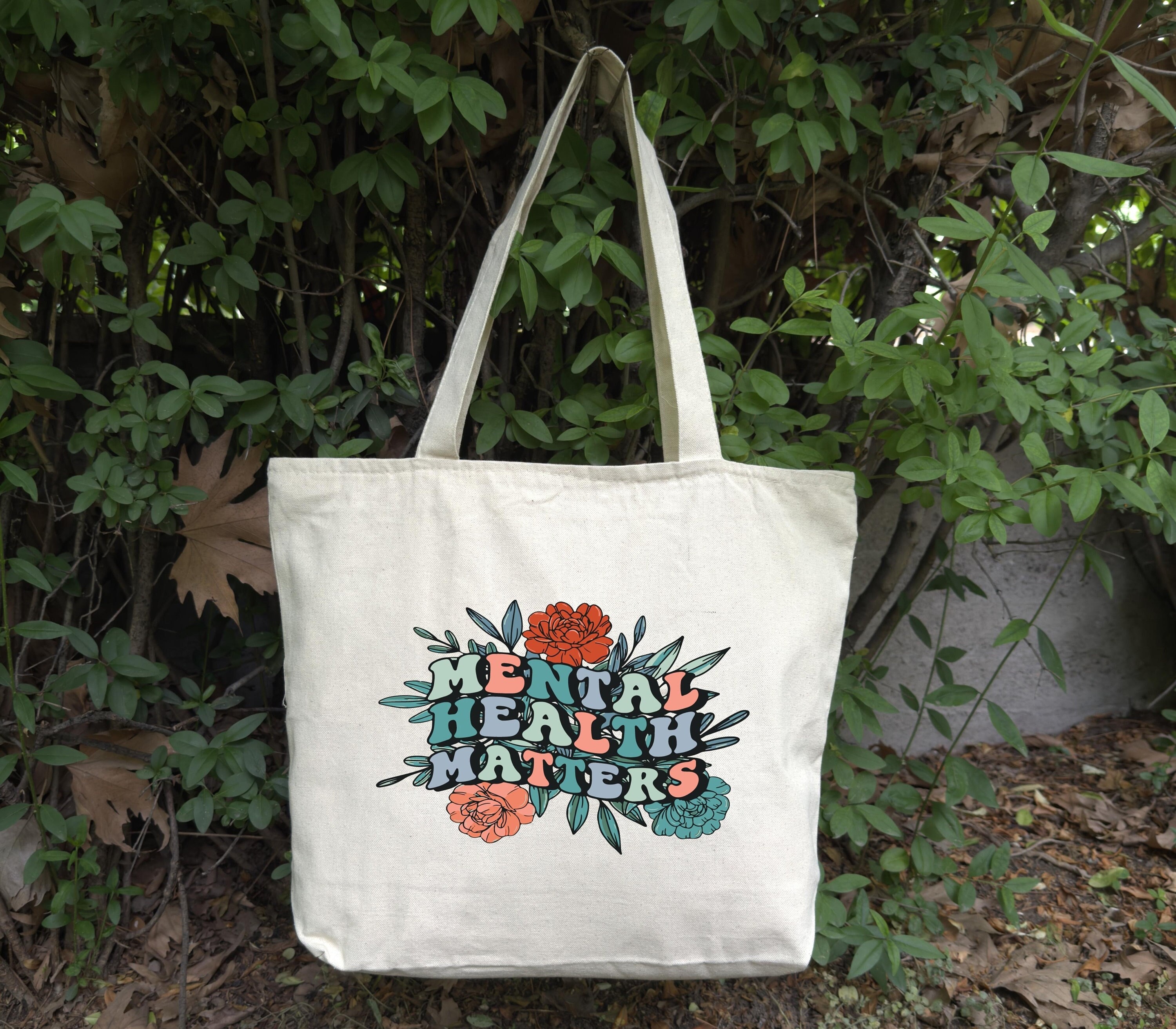 Mental Health Matters Tote Bag, Mental Health Bag, Therapist Tote Bags ...