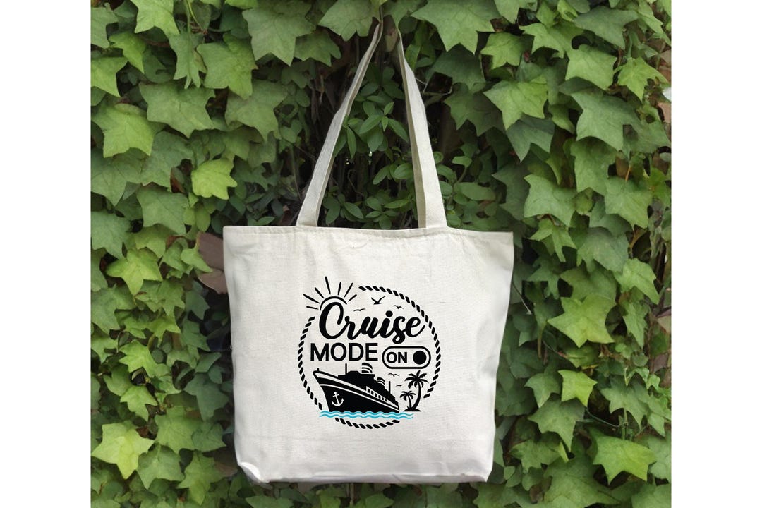 Cruise Tote Bags, Cruise Mode on Bag, Cruise Family Vacation, Besties ...