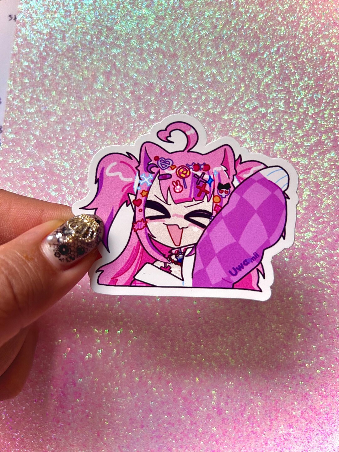 Ironmouse Vtuber Vinyl Sticker | Silly Twitch Anime Waterproof ...