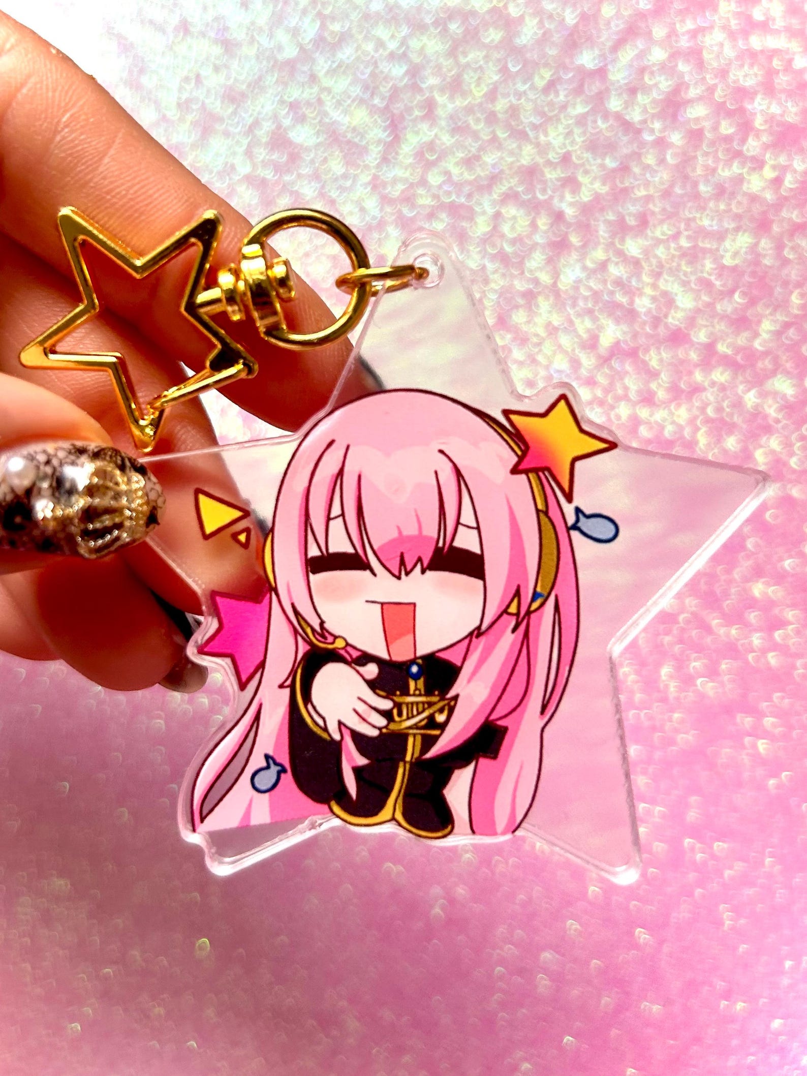 Miku Star Idol Acrylic Keychain | Kawaii Cute Anime Luka Teto Voca ...