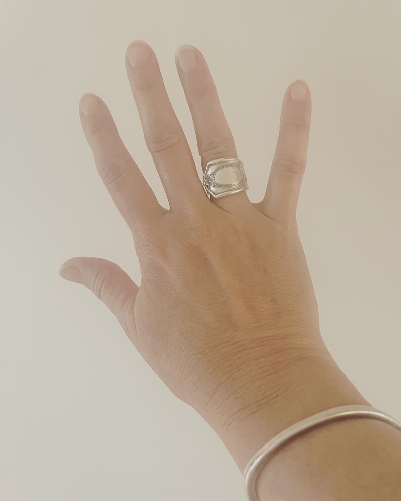 Antique Louis XVI “D” Spoon Ring - Etsy