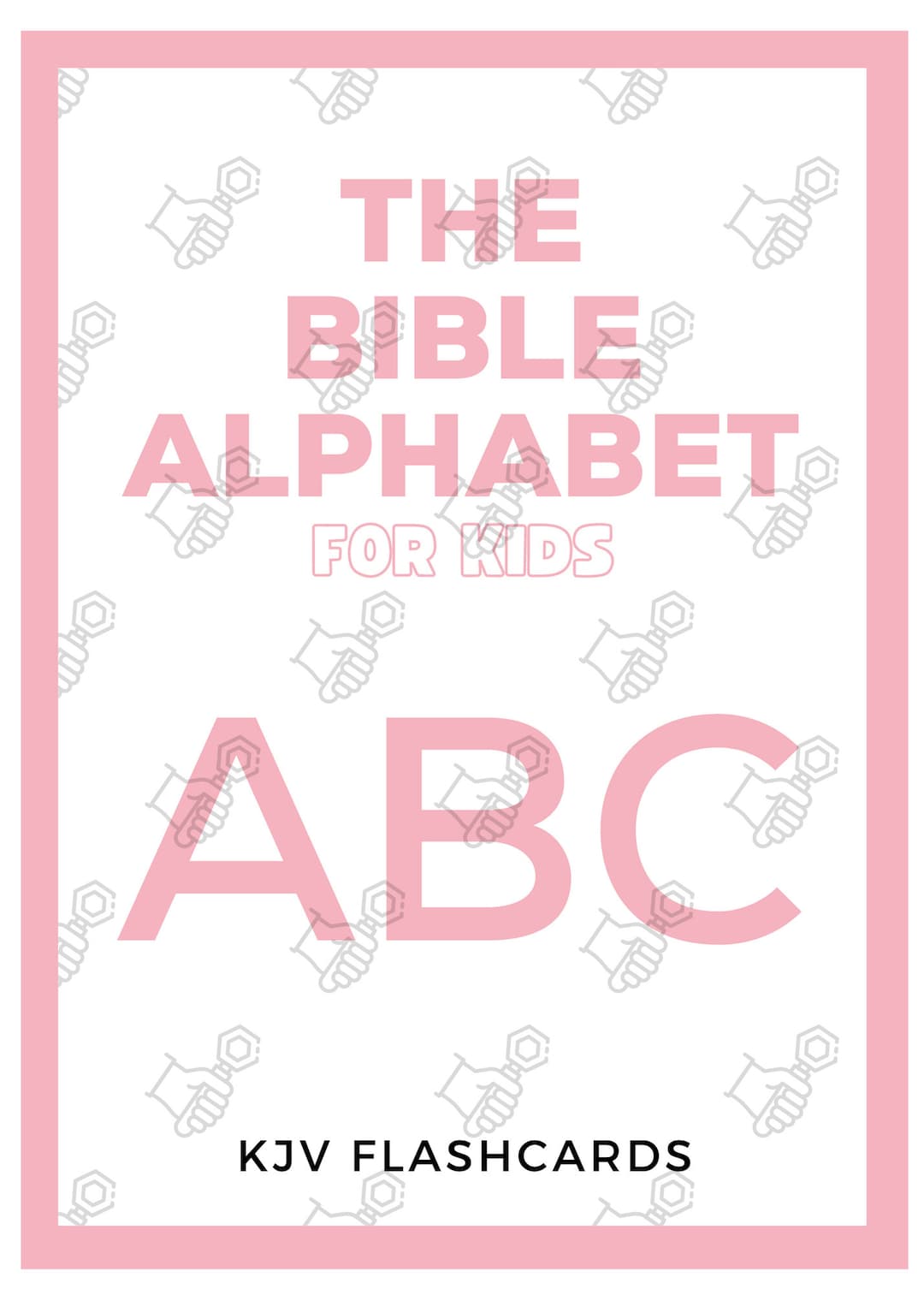 KJV Flashcards: the Bible Alphabet for Kids - Etsy