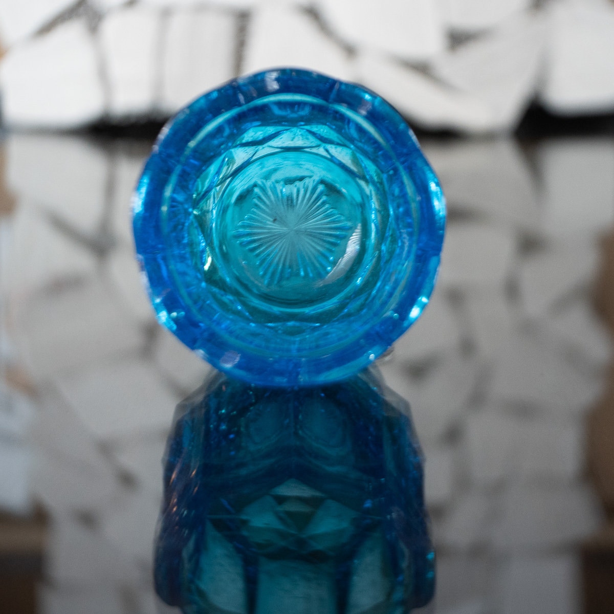 Vintage L.E. Smith Dominion Cobalt Blue Toothpick Holder - Etsy