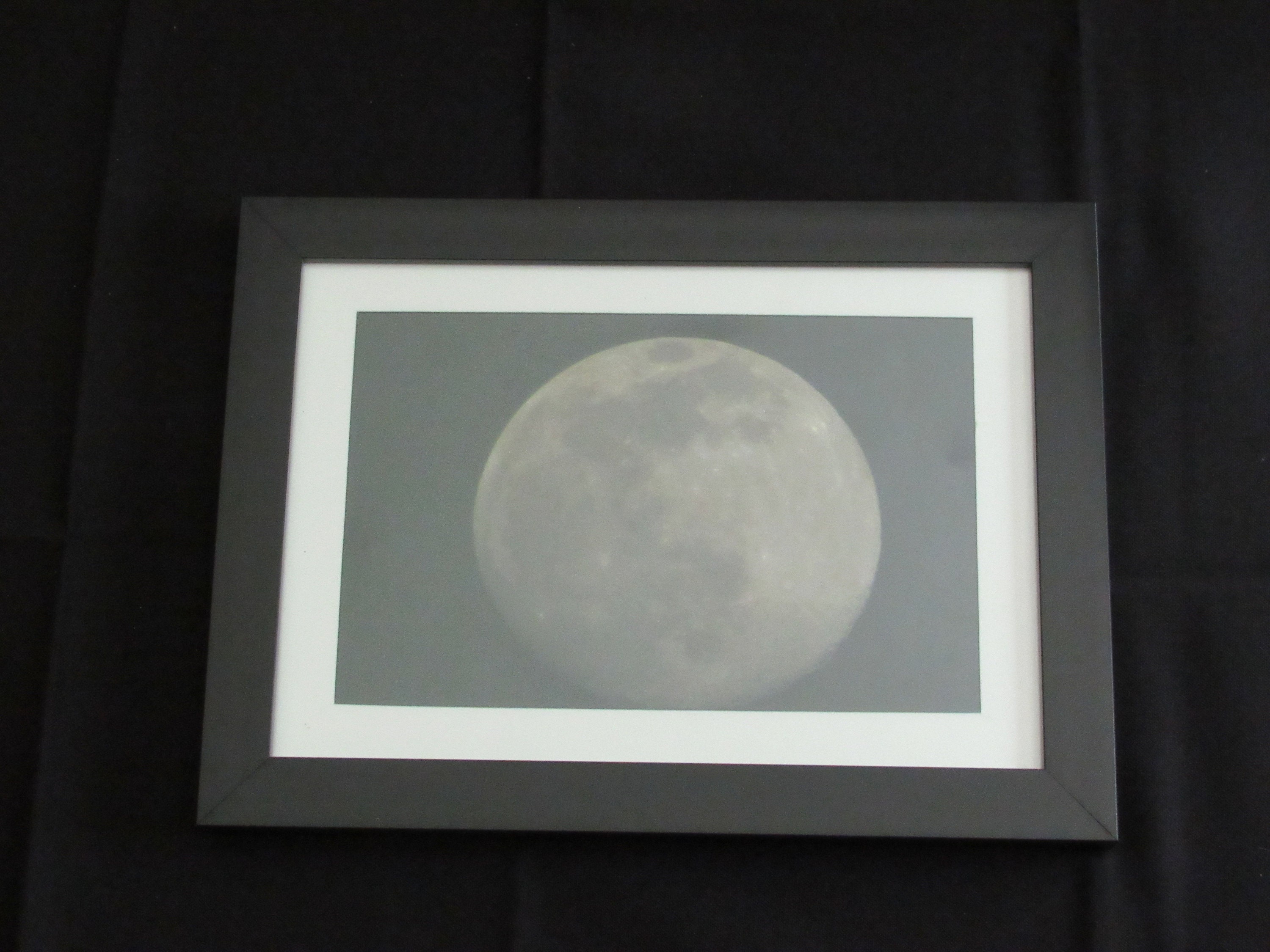 5 X 7 Gibbous Moon Photography Print, Space Photo Print - Etsy