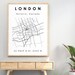 London ON Map | London Ontario Digital Map | Minimalistic Digital Map ...