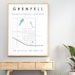 Grenfell Saskatchewan Map Print | Minimalist City Art (digital Download ...
