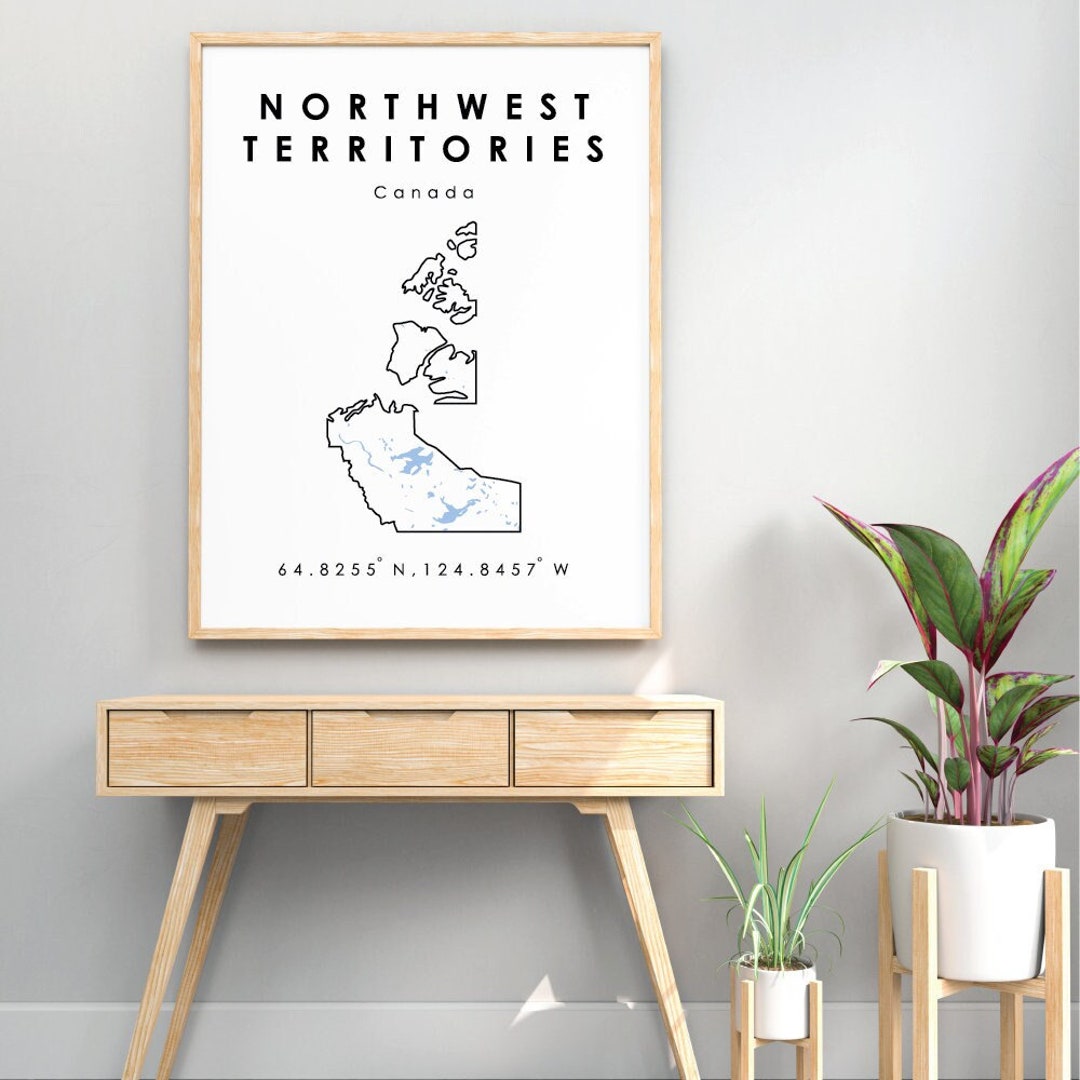 Mapa de los Territorios del Noroeste / Mapa Digital de los Territorios ...